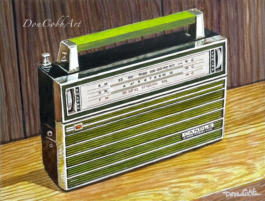 Vintage, Transistor Radio, Art Prints, Framed Prints, Canvas Gallery ...