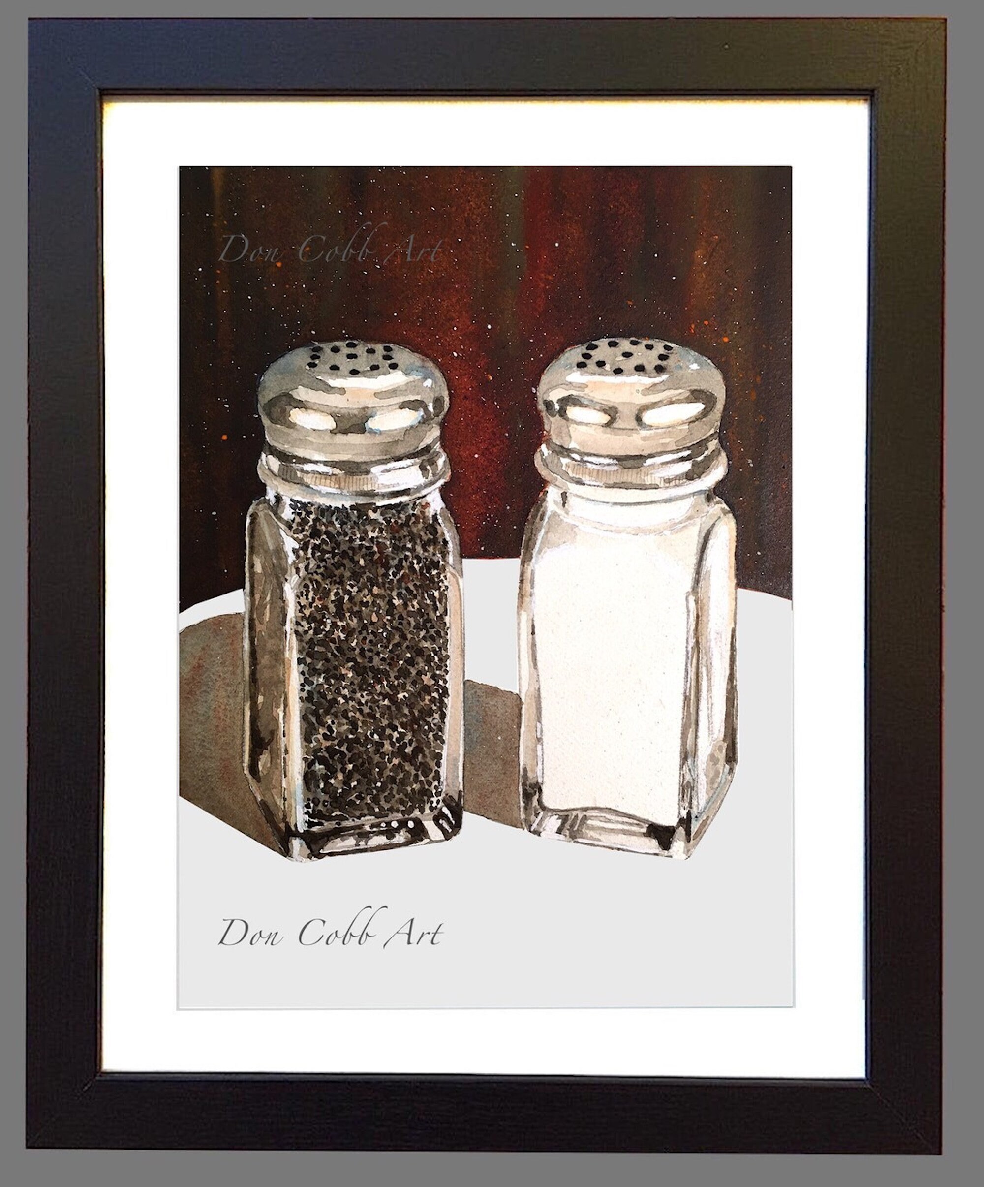 Salt And Pepper Shakers Drawing