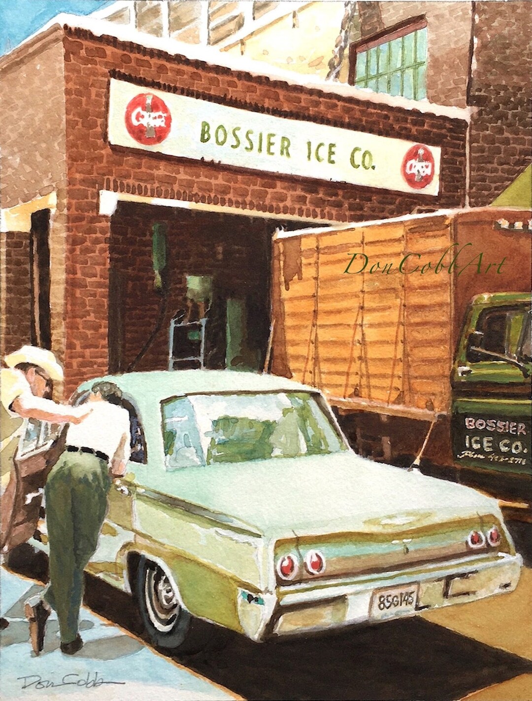 Bossier Ice Co., Ice House Art, Bossier City, Louisiana, Art Prints ...