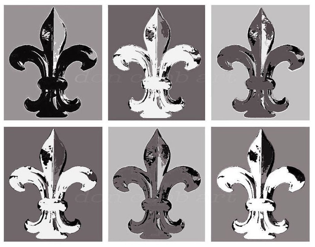 Fleur De Lis Art Gothic Fleurs Art Prints Framed Prints - Etsy
