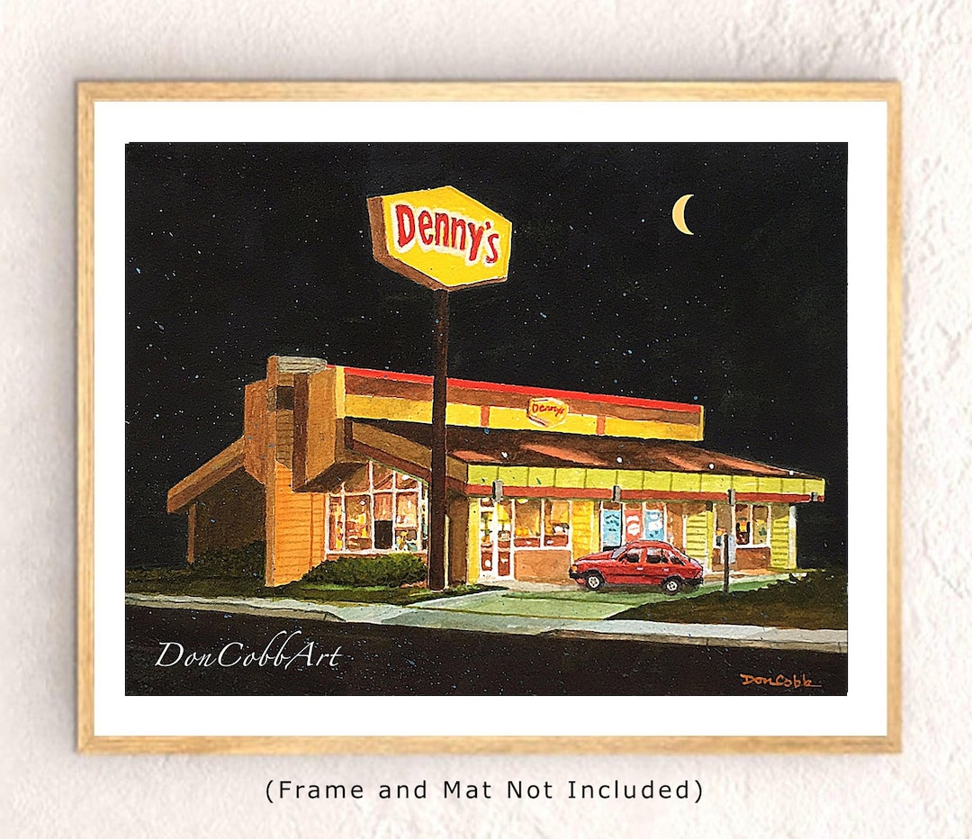 Denny's Restaurant Art Prints: Signed and Numbered - Etsy