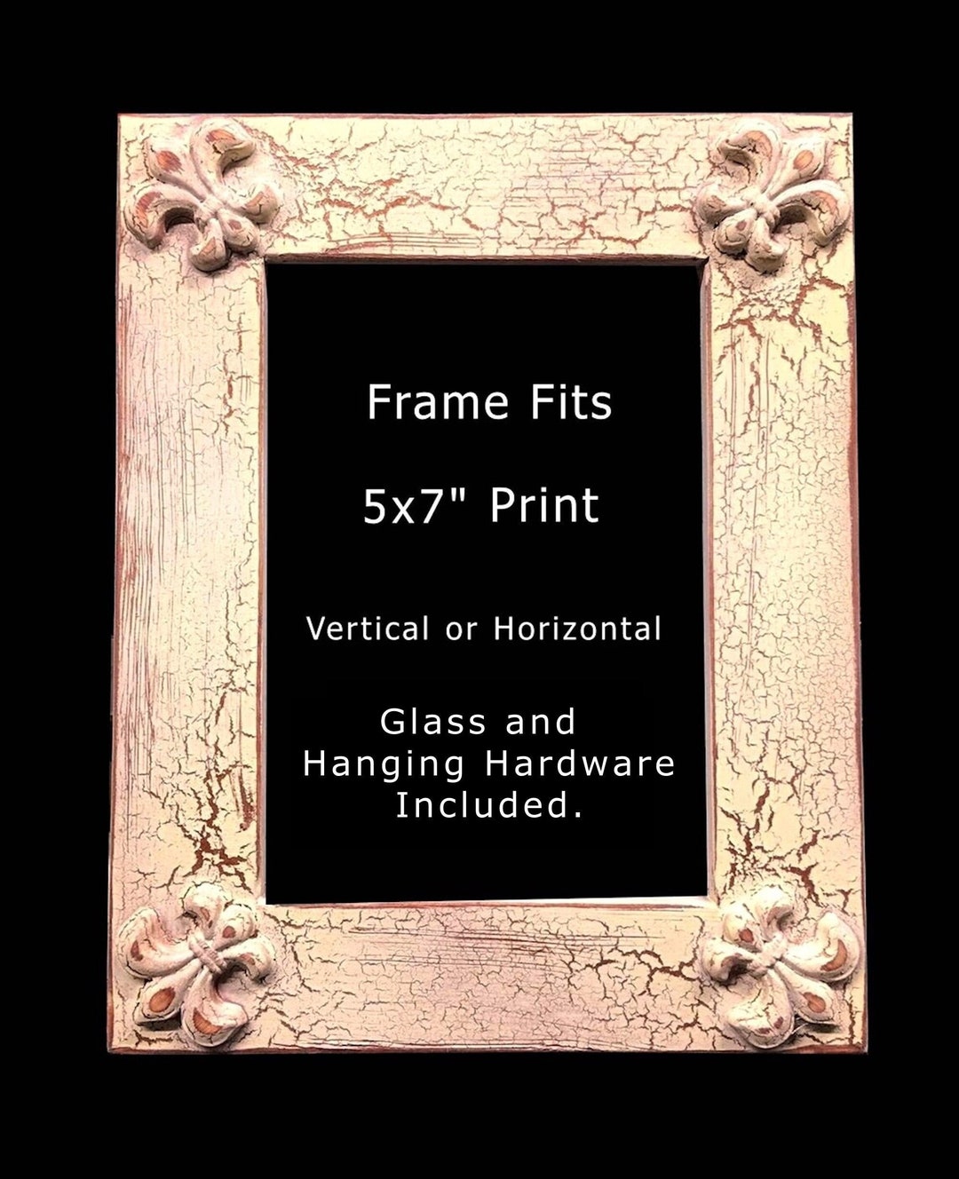 Handmade Fleur de Lis Frames Wooden Distressed Frames With - Etsy.de