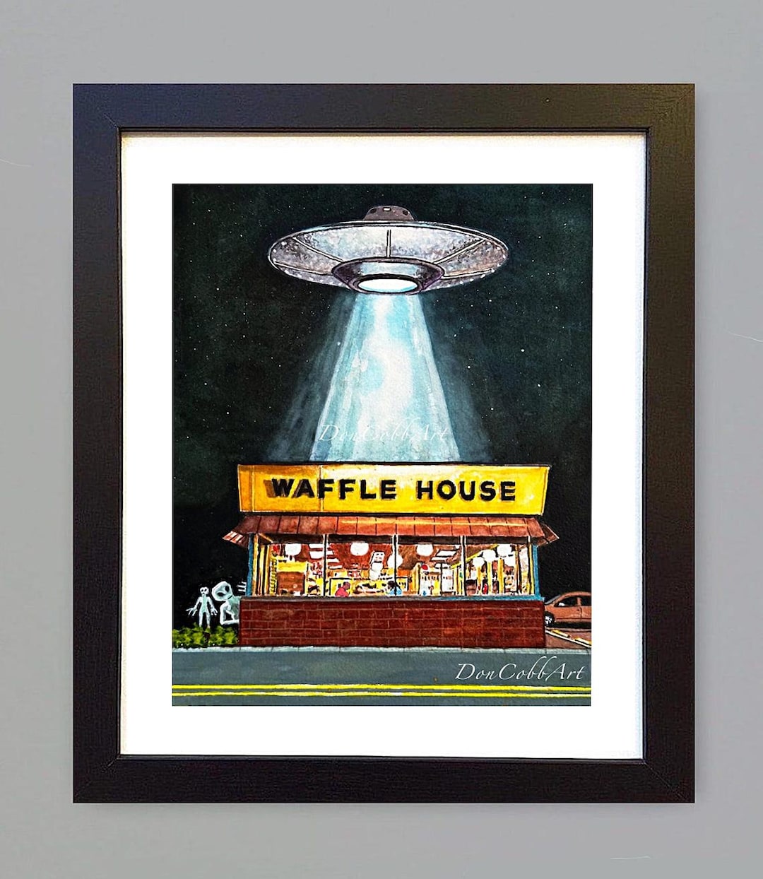 Waffle House, Flying Saucer, UFO, Aliens, Breakfast, Pancakes ...