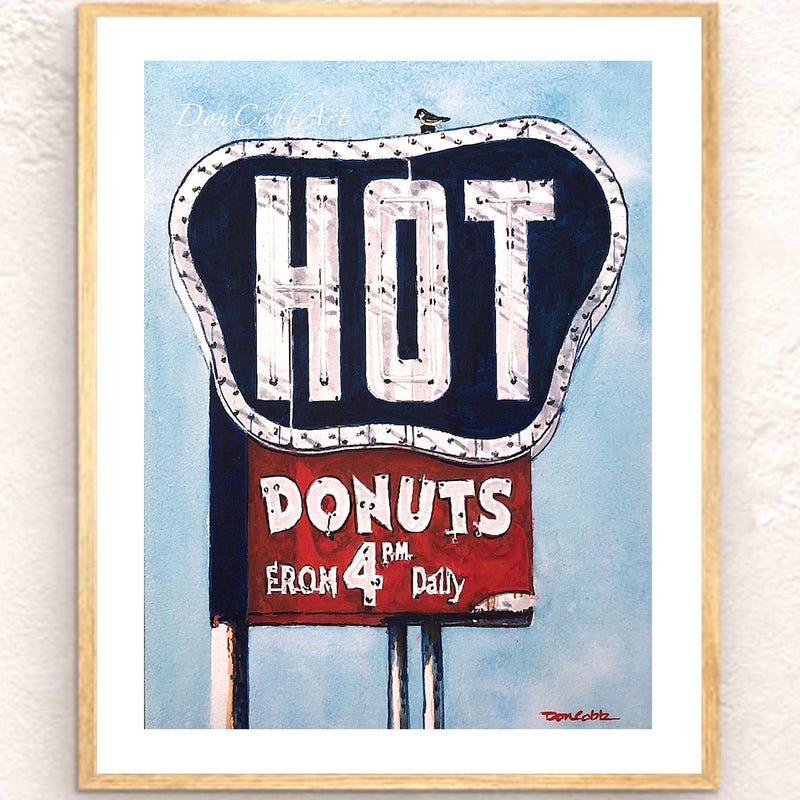 Doughnut Shop Sign - Etsy