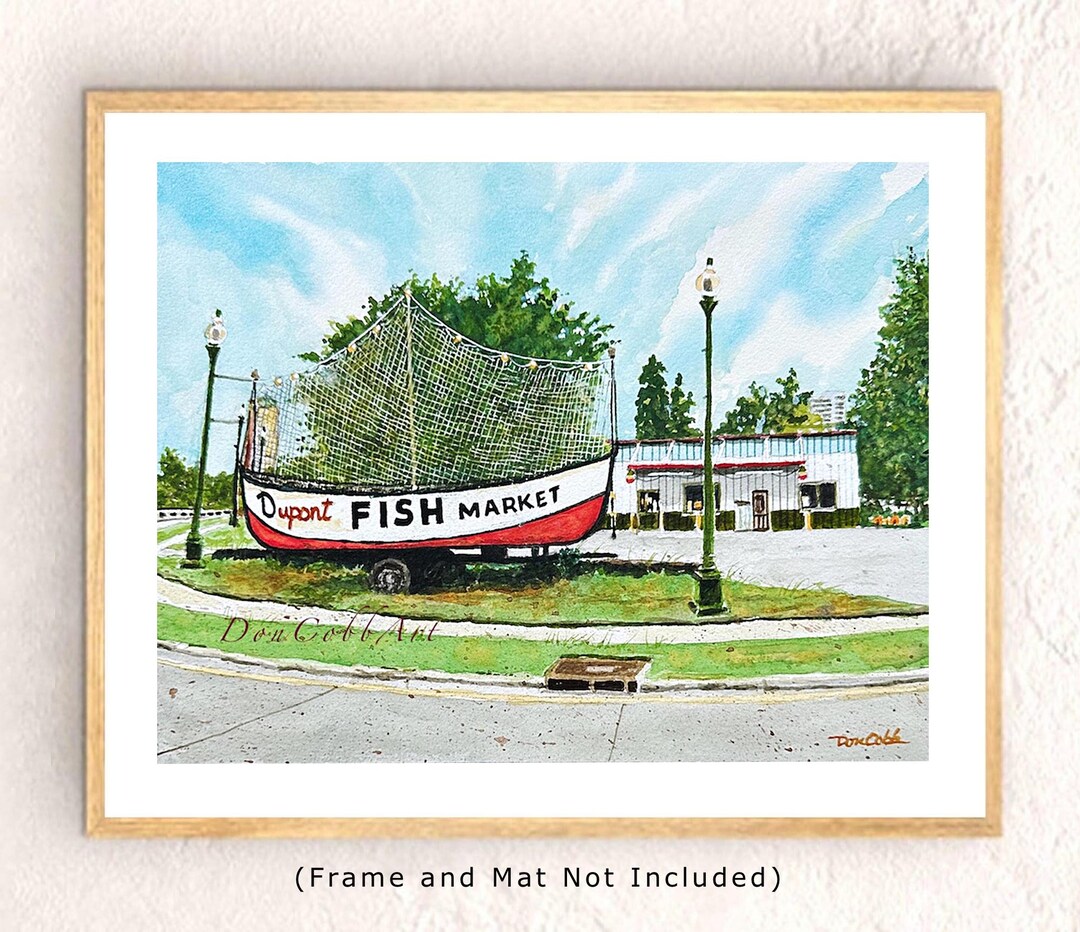 Dupont Fish Market, Signed Art Prints, Framed Prints, Canvas Gallery ...