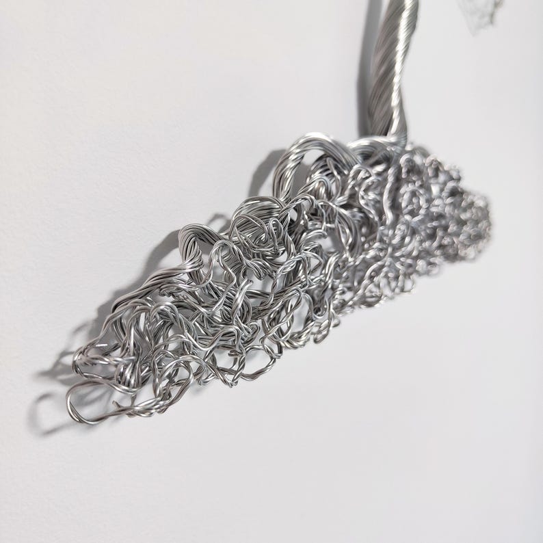 Stainless Steel Wire Tree Sculpture – Minimalist Home Decor – Handmade ...