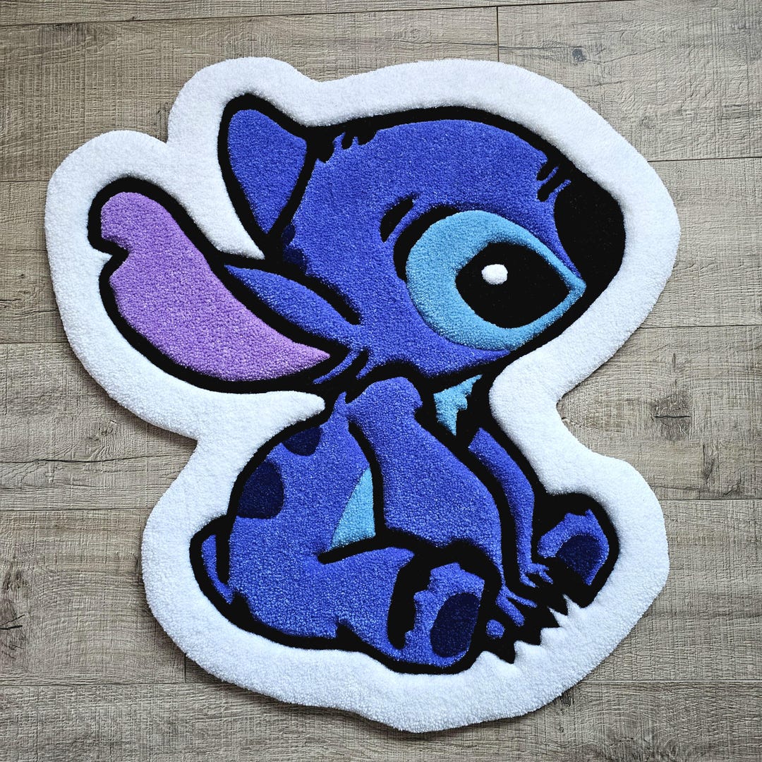 Stitch Tufted Rug From Lilo & Stitch - Etsy
