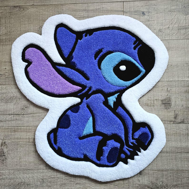 Stitch Tufted Rug From Lilo & Stitch - Etsy