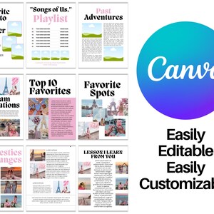 Printable Bestie Magazine Template - Personalized Besties Gift, Custom ...