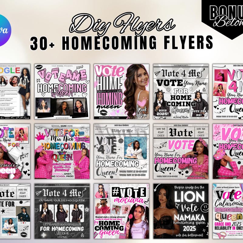 Homecoming Flyers - Etsy