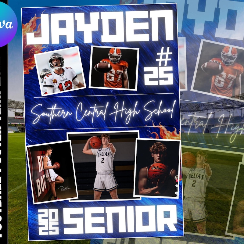 High School Football Poster - Etsy