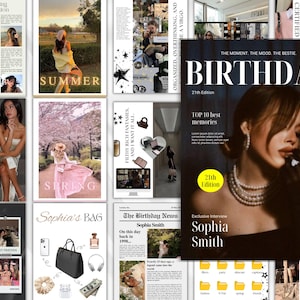 Custom Birthday Magazine | Birthday Gift for Friends | Best Friend ...