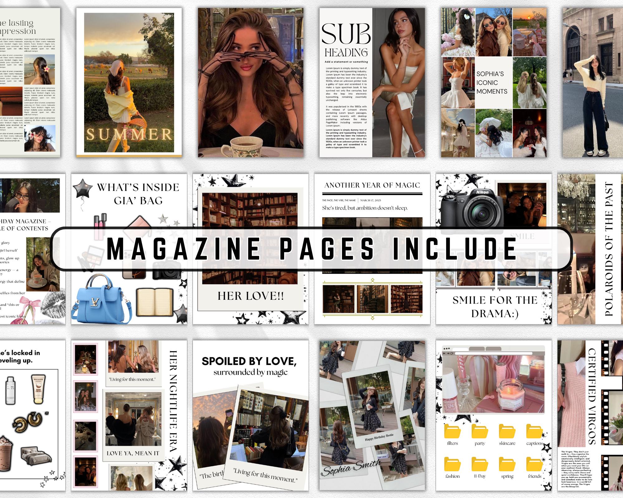 Custom Birthday Magazine | Birthday Gift for Friends | Best Friend ...