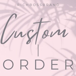 Custom Order Bundle: Editable Canva Templates (digital Download, PNG ...