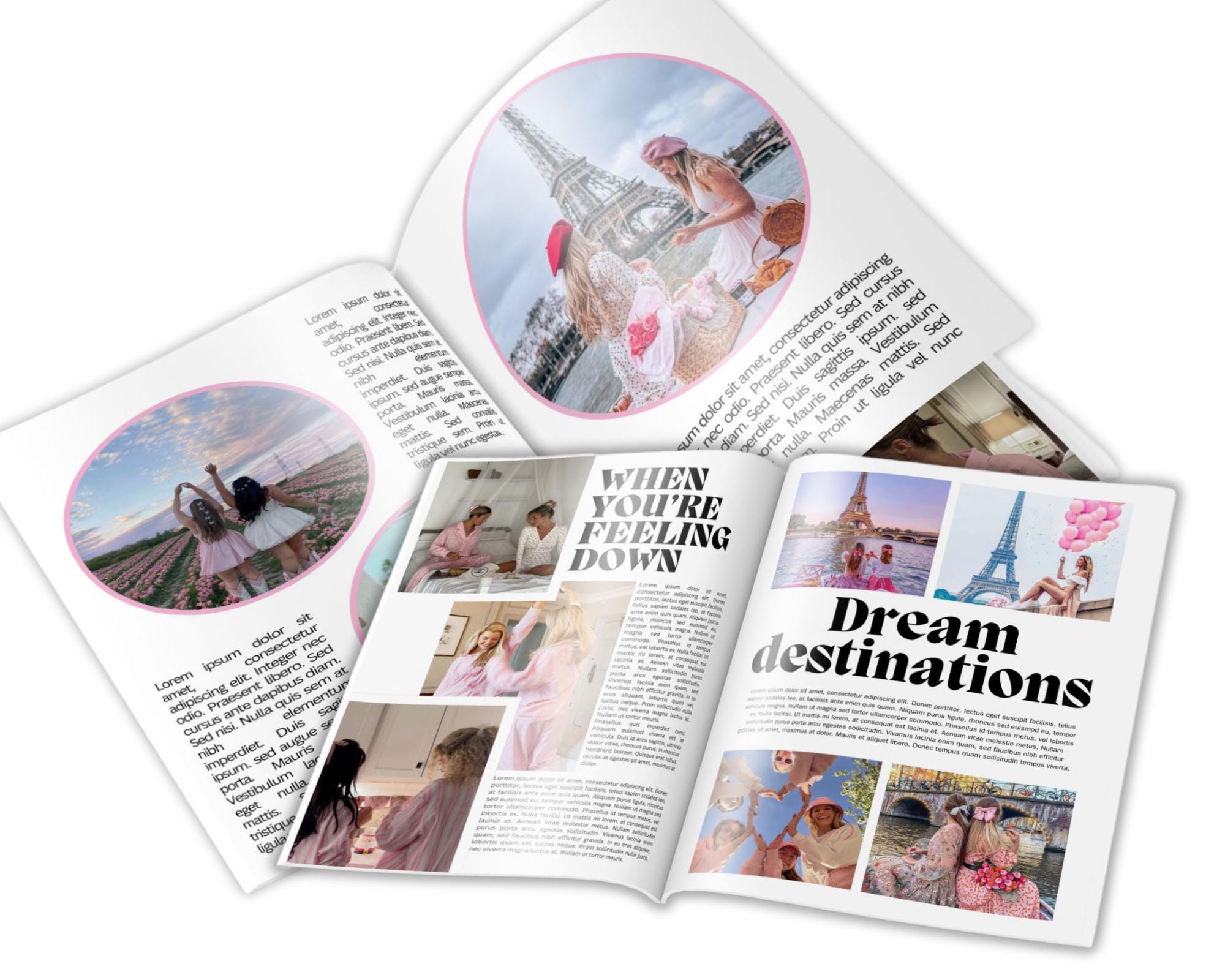 Printable Bestie Magazine Template - Personalized Besties Gift, Custom ...