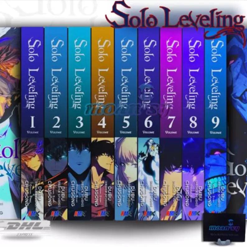 Solo Leveling Manga Vol 1-9 English Full Set Manhwa Comic New by ...
