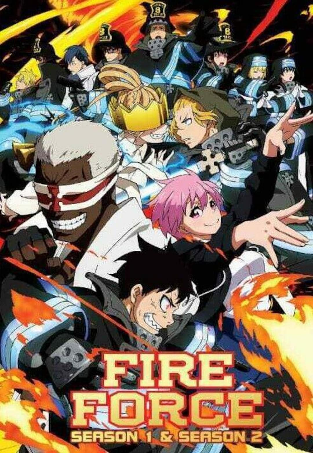 DVD Fire Force Complete TV Series Season 1&2 English Dubbed All Region ...