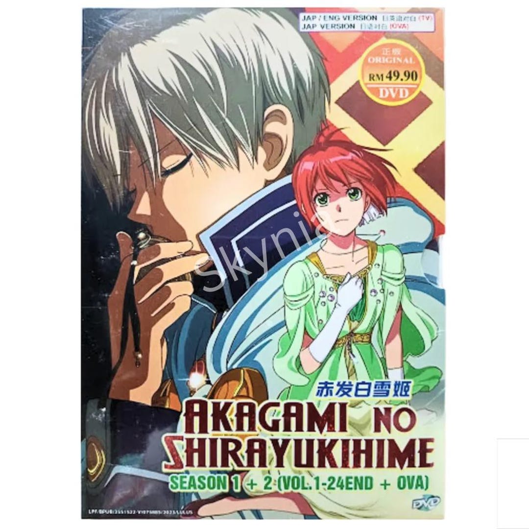 Anime Dvd Akagami No Shirayukihime Sea 1+2 Vol.1-24 End+ova ~eng Dub ...