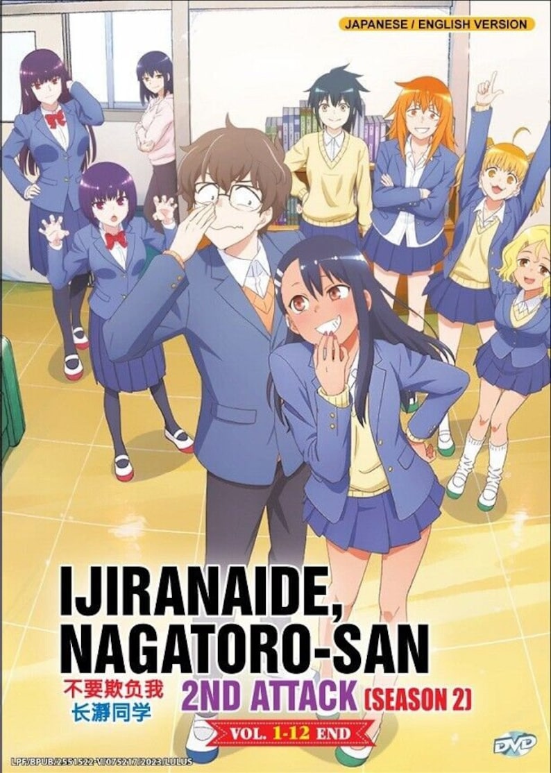 Ijiranaide, Nagatoro-san Season 1+2 DVD (ep 1-24 End) (english Dubbed ...