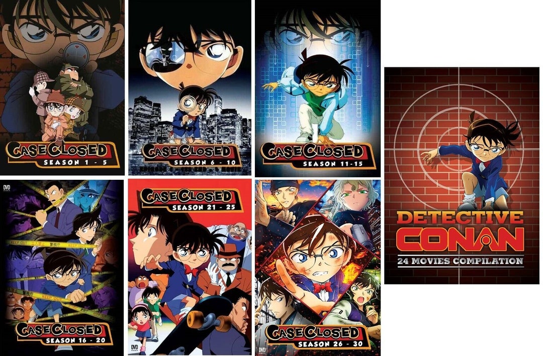 DVD Detective Conan Case Closed Season 1-30 + 24 Movies All Region FREE ...