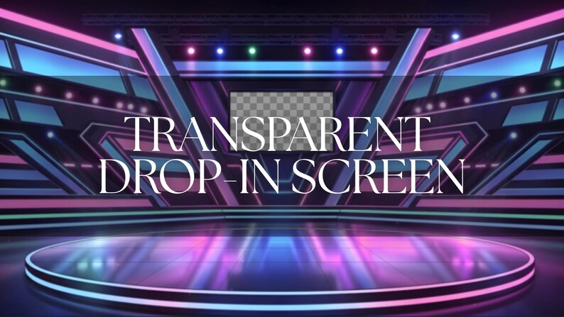 Animated Background | Neon Dance Stage Studio | Futuristic LED ...