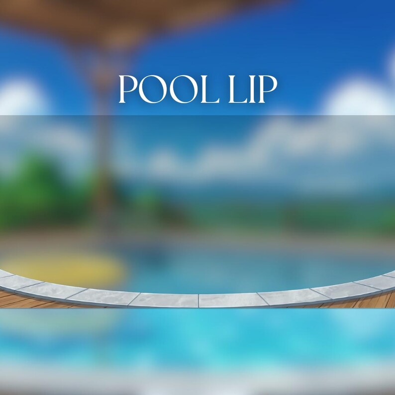 Animated Background | Poolside Retreat With Mountain Views | Relaxing ...