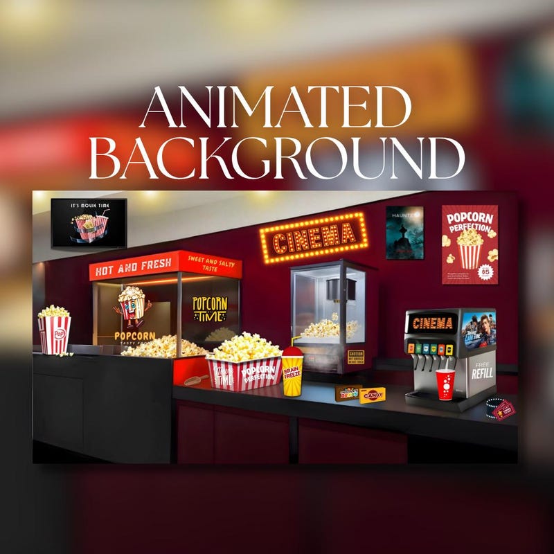 Movie Background Twitch - Etsy UK