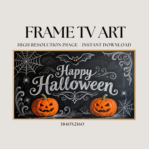 Halloween Chalkboard - Etsy