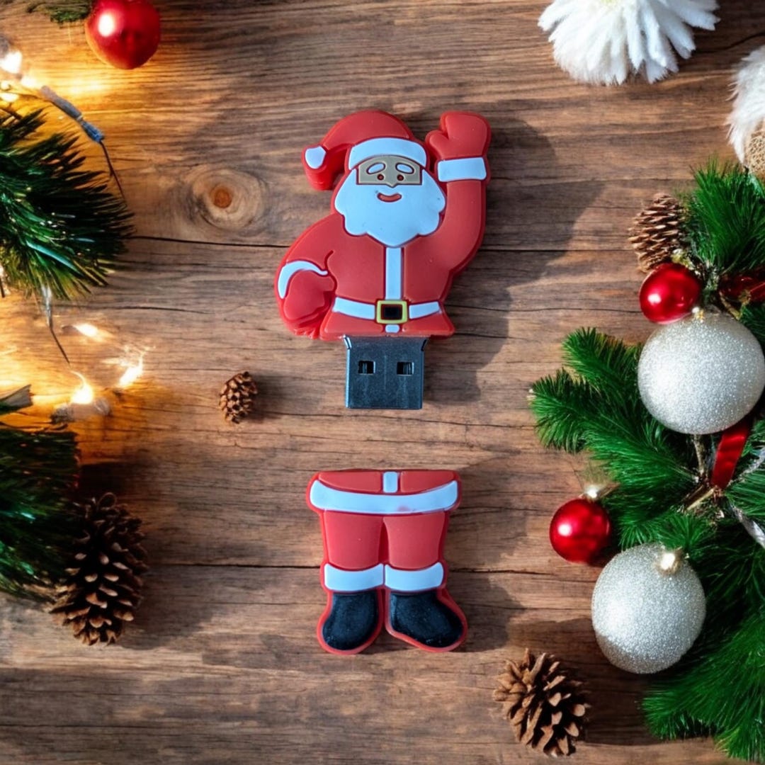 Christmas Santa Claus Shaped USB Flash Drive 4GB - Etsy