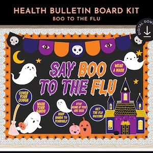Say Boo to the Flu - Halloween School Nurse Health Office Classroom - Etsy