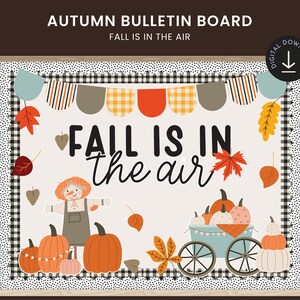 Fall is in the Air Bulletin Board Kit - Autumn Classroom Bulletin ...