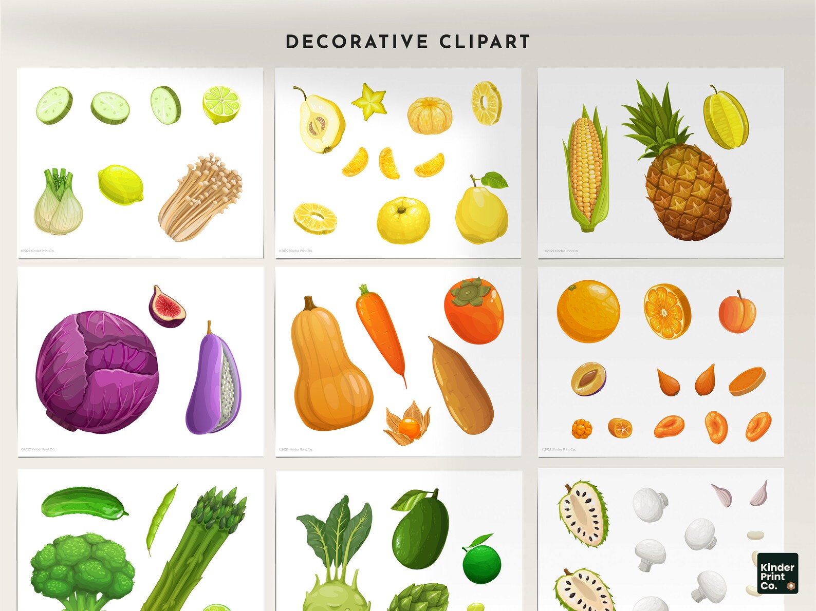 Eat the Rainbow Bulletin Board Kit School Nurse Health Office Classroom ...