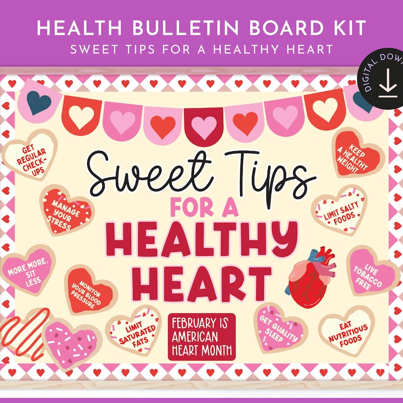 Heart Health Bulletin Boards - Etsy