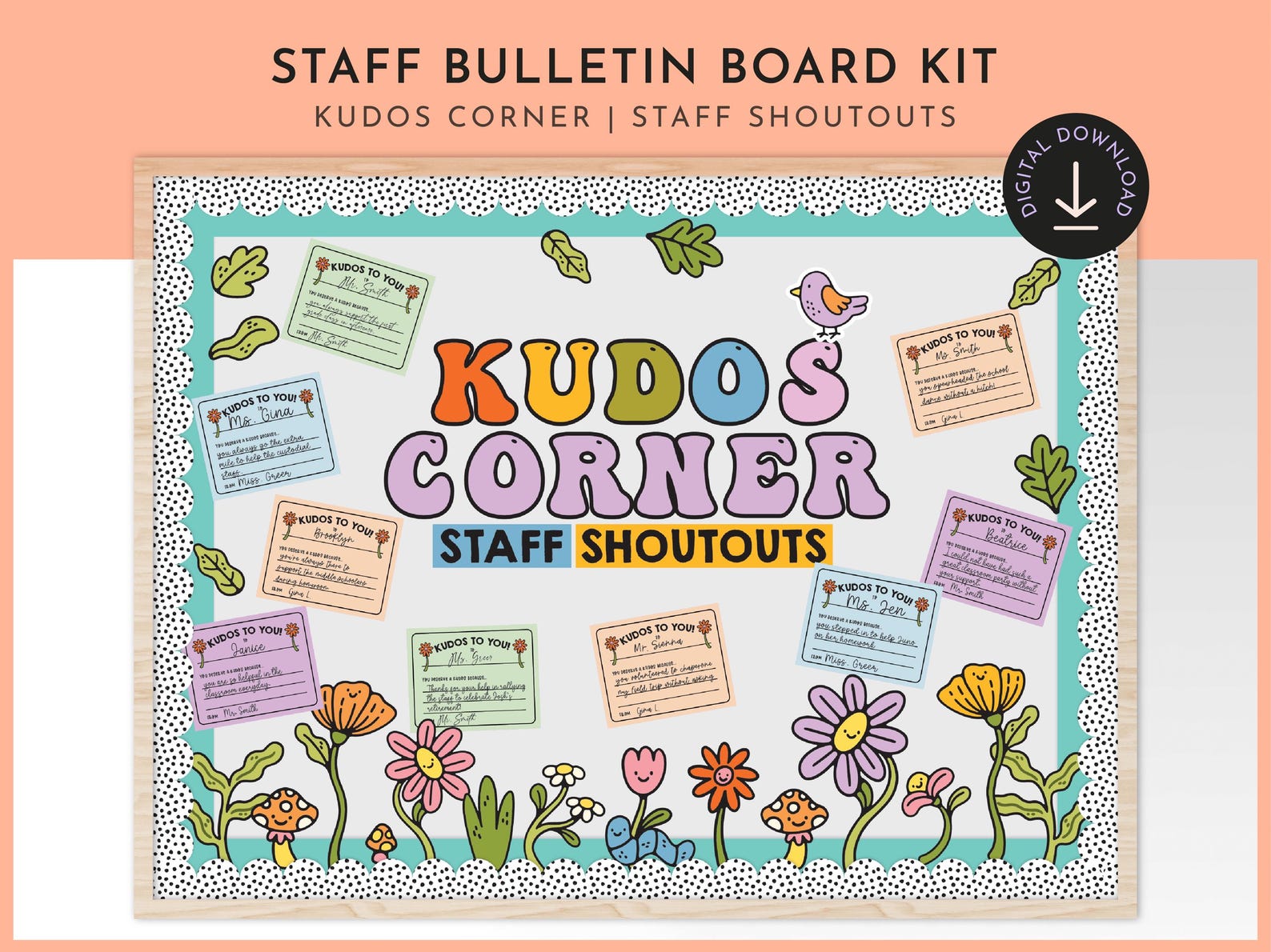 Easy Teacher Appreciation Bulletin Board Ideas for Staff - Sweet Tooth ...