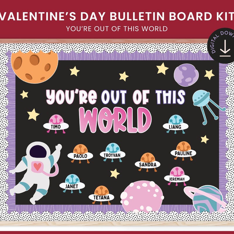 Space Valentine - Etsy