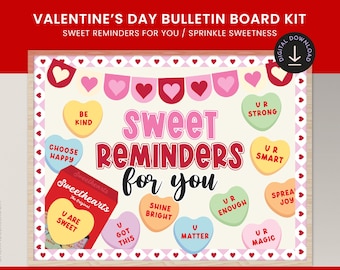 Valentine's Day Bulletin Board Letters - Etsy