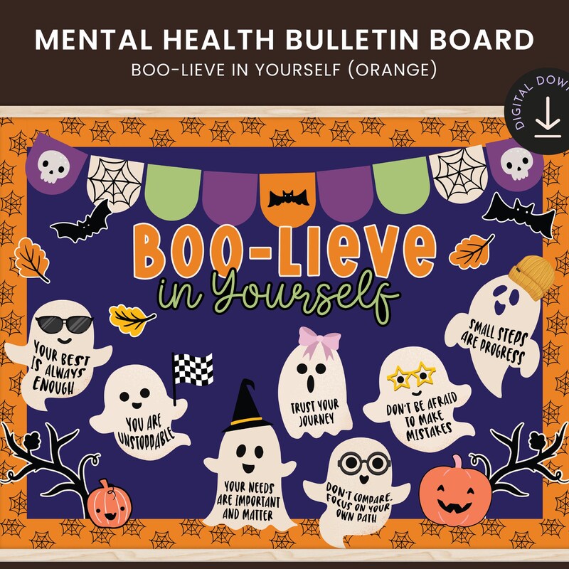 Halloween Classroom Door - Etsy