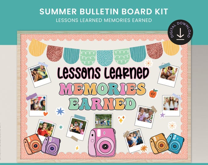Summer Countdown Bulletin Board Kit | Summer End of Year Classroom ...