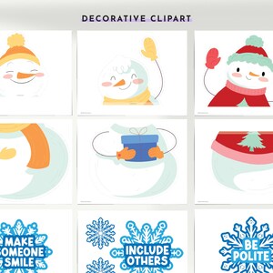 Snow Many Ways to Be Kind Bulletin Board Kit - Christmas Winter Holiday ...