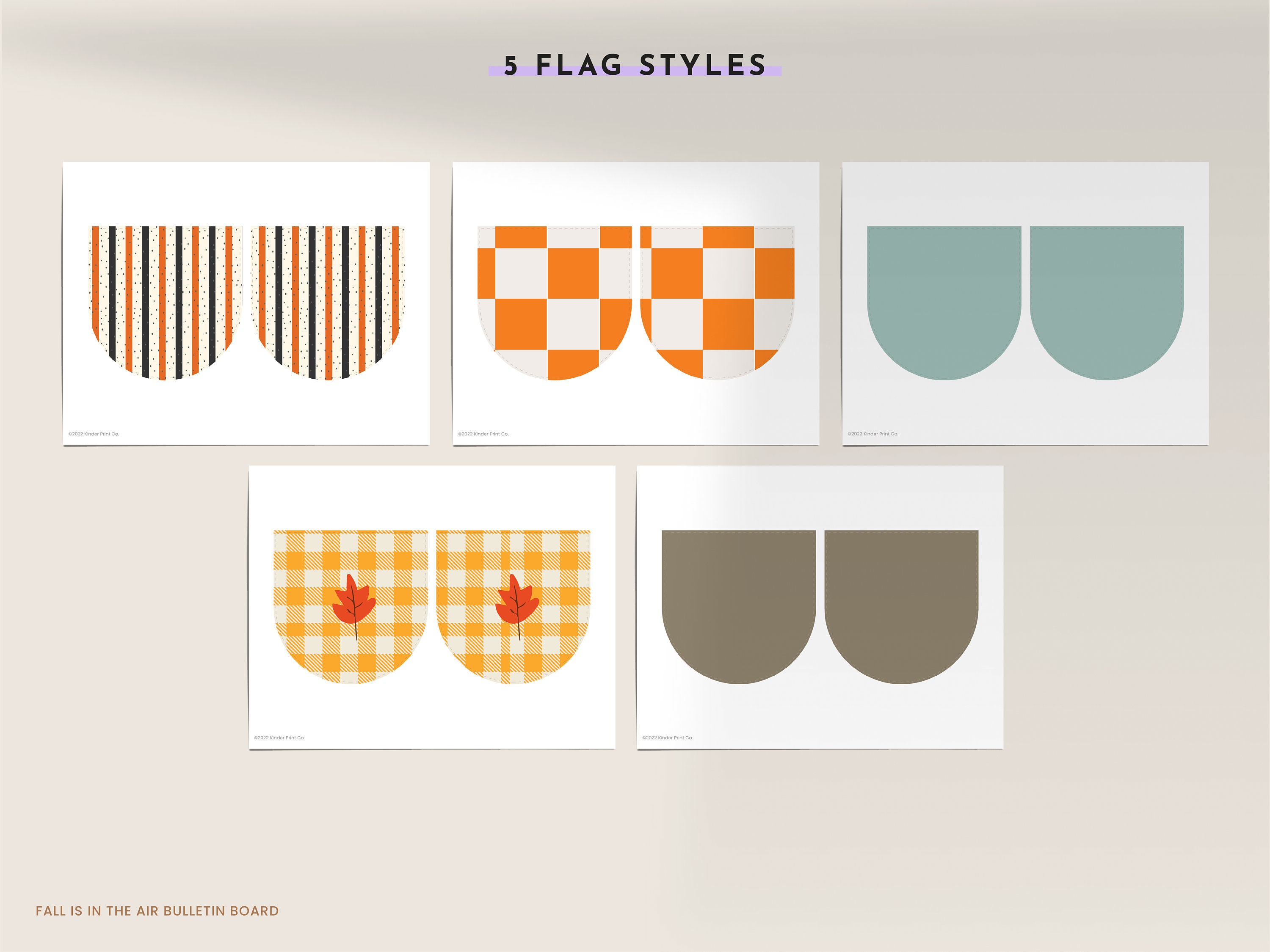 Fall is in the Air Bulletin Board Kit Autumn Classroom Bulletin Display ...