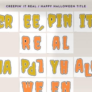 Creepin' It Real Halloween Fall Bulletin Board Kit - Autumn Classroom ...