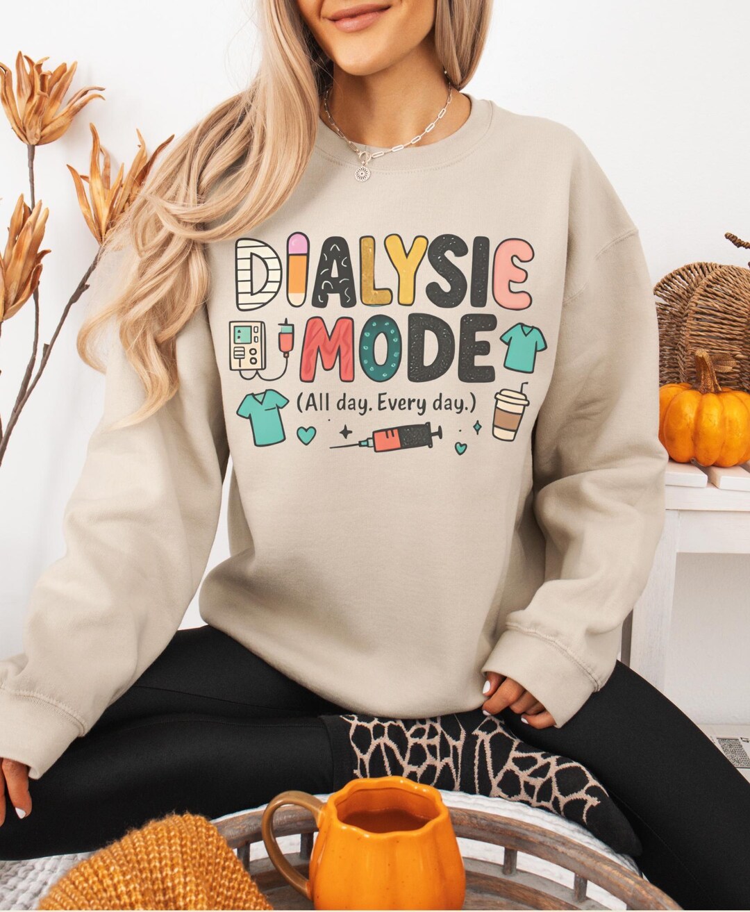 Empowering Dialysis Nurse Sweater: Renal Care Gift - Etsy