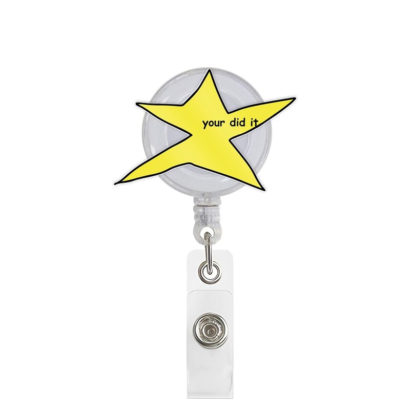 You Did It Gold Star - Etsy