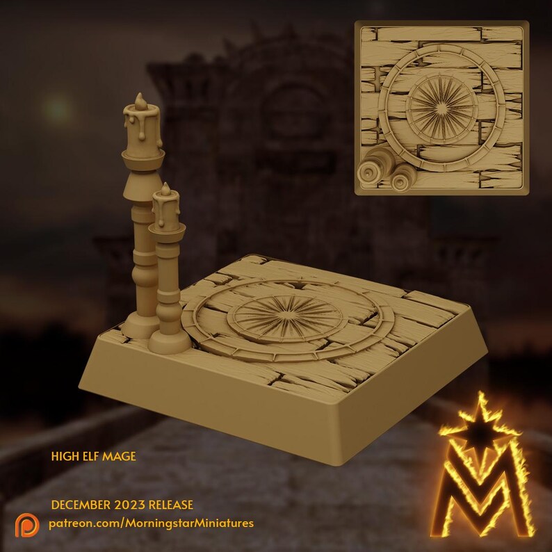 HIGH ELF MAGE Female Wizard Dnd Character Presupported Stl Wargaming ...