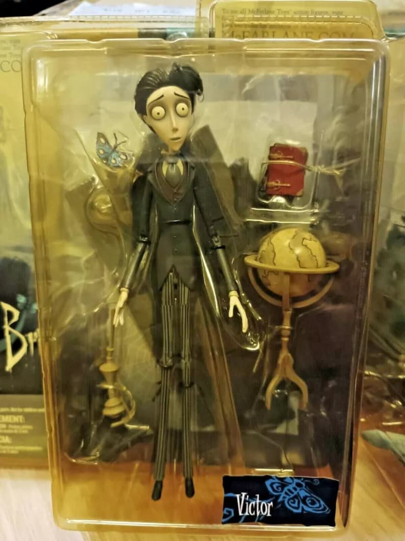 Tim Burton's Mcfarlane Corpse Bride Emily and Victor Figures Action ...