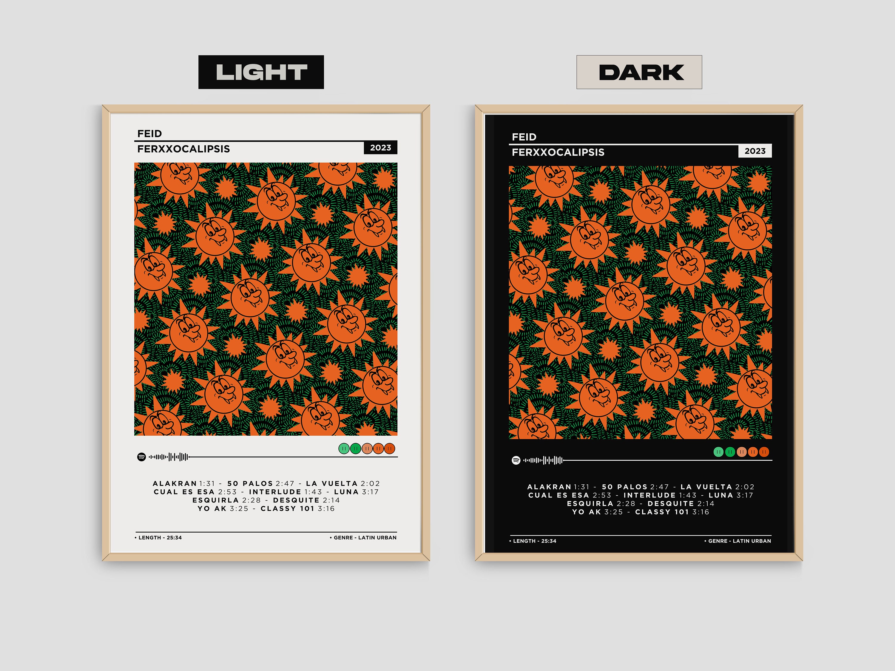 Feid Ferxxocalipsis Album Poster / Album Cover Poster / Music Gift ...