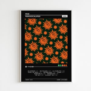 Feid Ferxxocalipsis Album Poster / Album Cover Poster / Music Gift ...