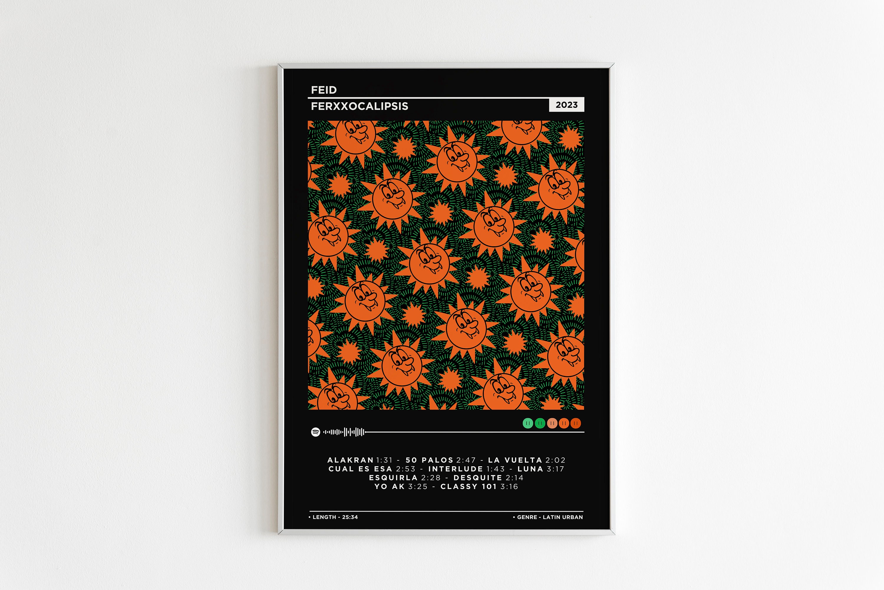 Feid Ferxxocalipsis Album Poster / Album Cover Poster / Music Gift ...