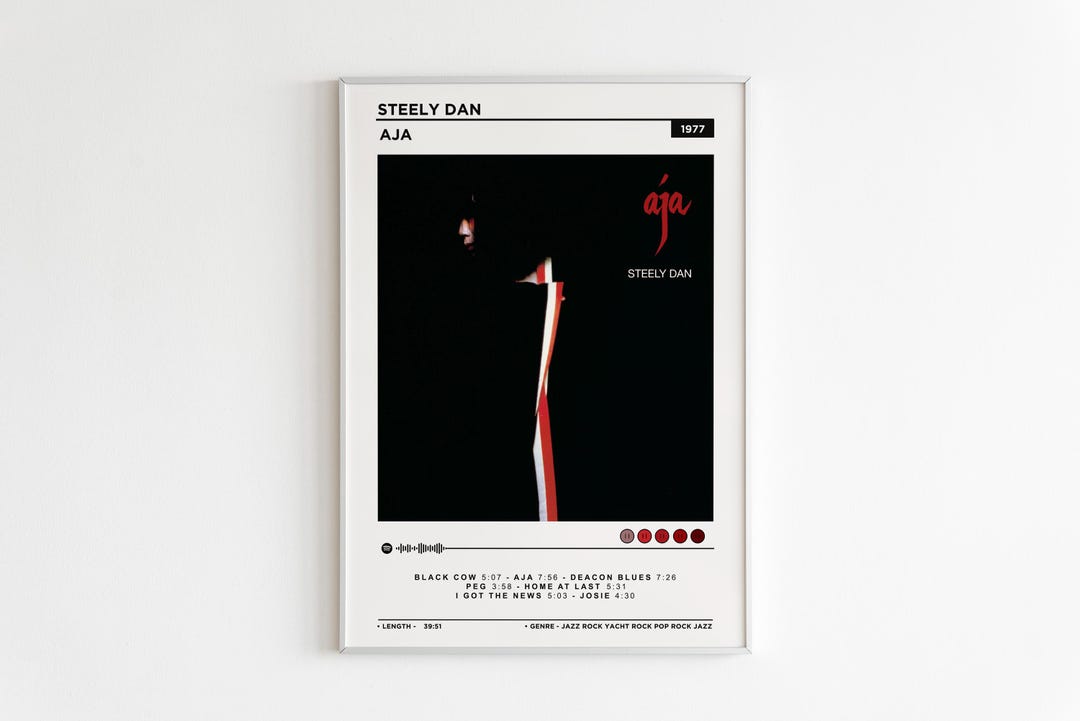 Steely Dan Aja Album Poster / Album Cover Poster / Music Gift / Music ...