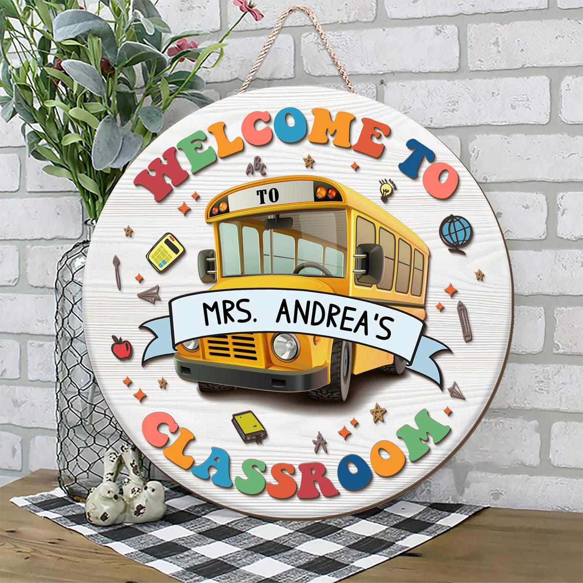 Personalized Classroom Door Sign Teacher Door Sign, Teacher ...